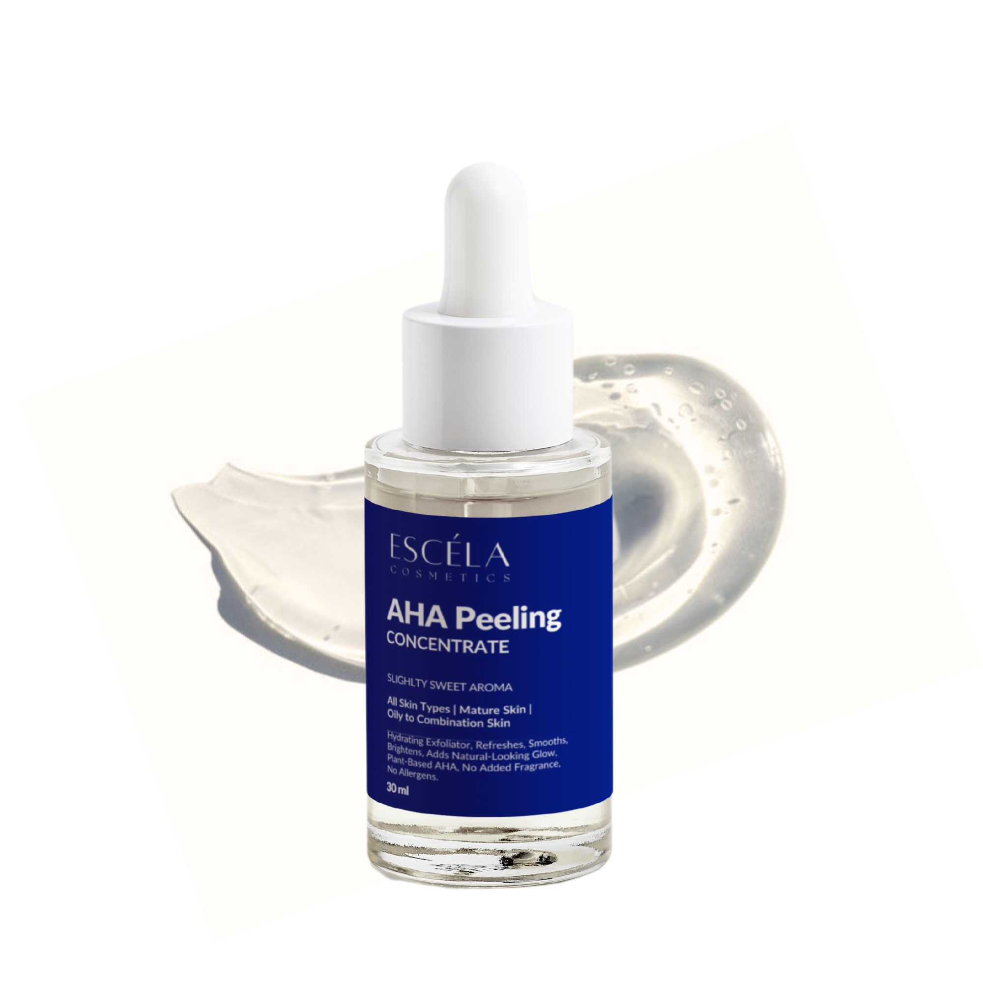 AHA Peeling Concentrate, Hydrating Exfoliator | Escéla Cosmetics