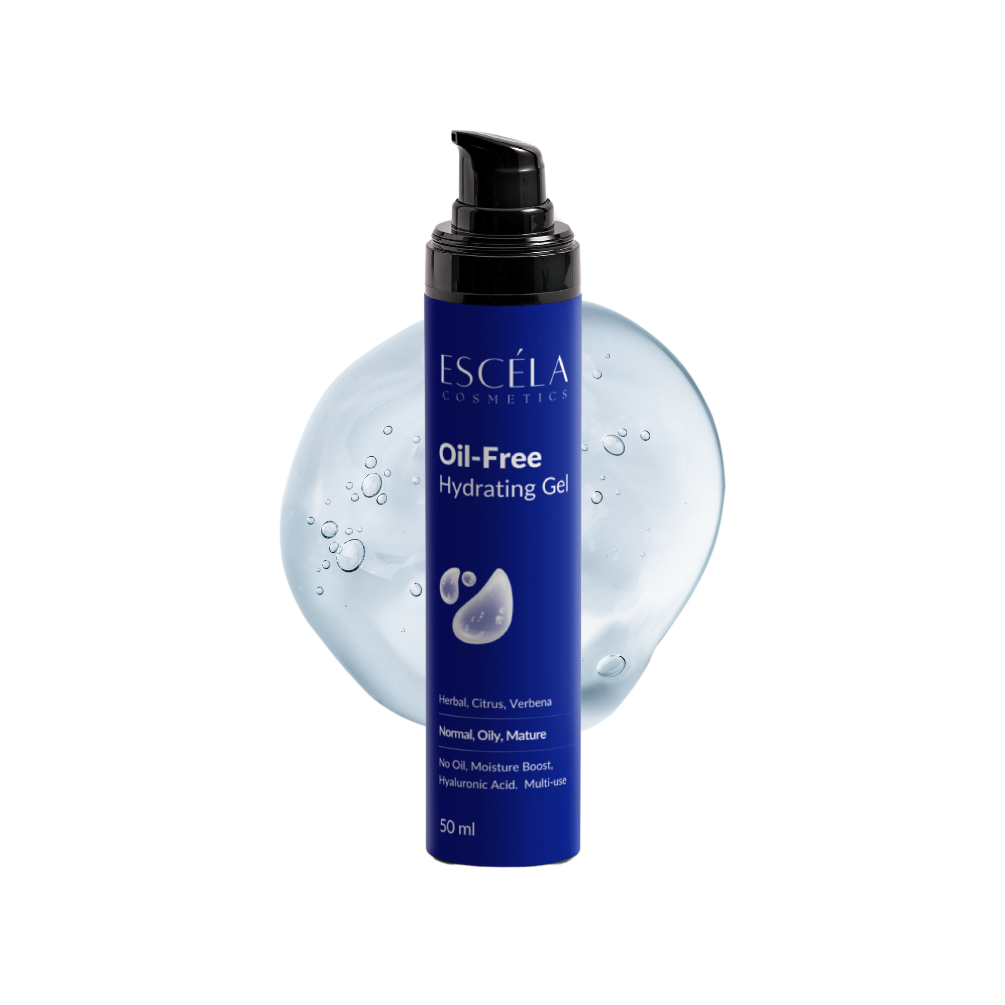 Oil-Free Hydrating Gel | Lightweight Moisture Boost | Escéla Cosmetics